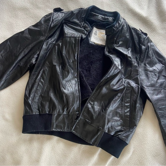 London Fog | Jackets & Coats | London Fog Genuine Leather Bomber Jacket ...